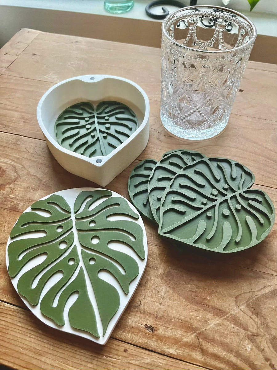 3D Printed Coaster Case Set – Send Nodes Plant Shop